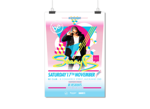 Be Club Gig Posters | Penrose Creative Projects